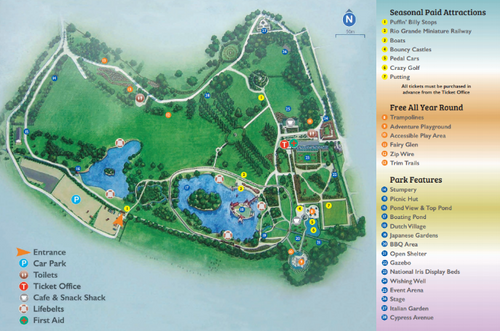 Map of the Park | Craigtoun Country Park